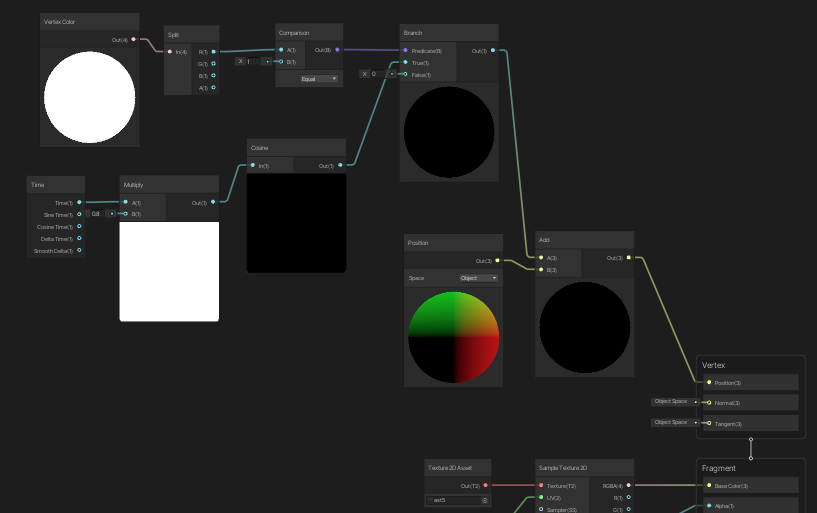 [Unity初心者demo] Shader Graphで簡単に葉を揺らす方法 | cloud.config Tech Blog